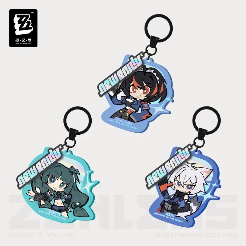 PREORDER Zenless Zone Zero Official Chibi Acrylic Keychain: Criminal ...
